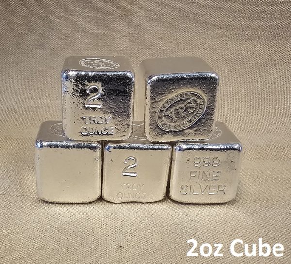 Yeager’s Poured Silver Cube – Yeager's Poured Silver | 330-299-5239