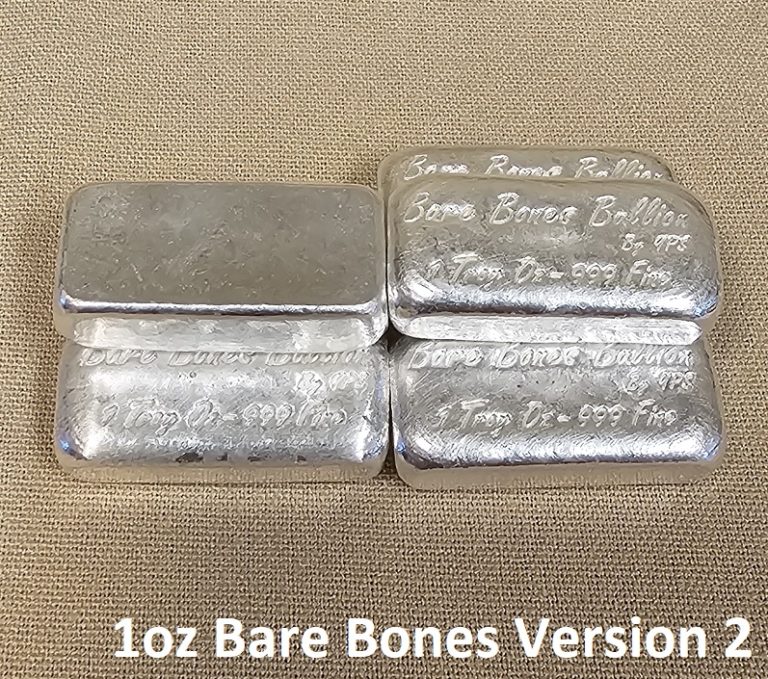 Yeager’s Poured Silver Bare Bones Bullion – Yeager's Poured Silver ...