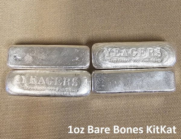 Yeager’s Poured Silver Bare Bones Bullion – Yeager's Poured Silver ...